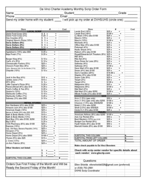 Fillable Online New generic order form.xlsx - Da Vinci Charter Academy ...