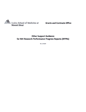 Fillable Online NIH and Other PHS Agency Research Performance Progress Report ... Fax Email ...