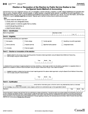 Fillable Online Election or Revocation of the Election by Public ...