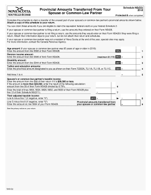 Fillable Online Schedule NS(S2) Fax Email Print - pdfFiller