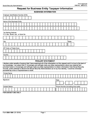 Fillable Online Form SSA-1694 (01-2019) Fax Email Print - pdfFiller
