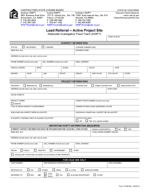 Fillable Online licensed contractor - Contractors State License Board ...