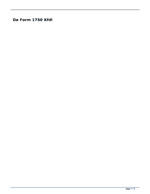 Fillable Online Dd Form 1750 - Fill Online, Printable, Fillable ...