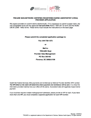 Fillable Online Claims Submission - TRICARE West Fax Email Print ...