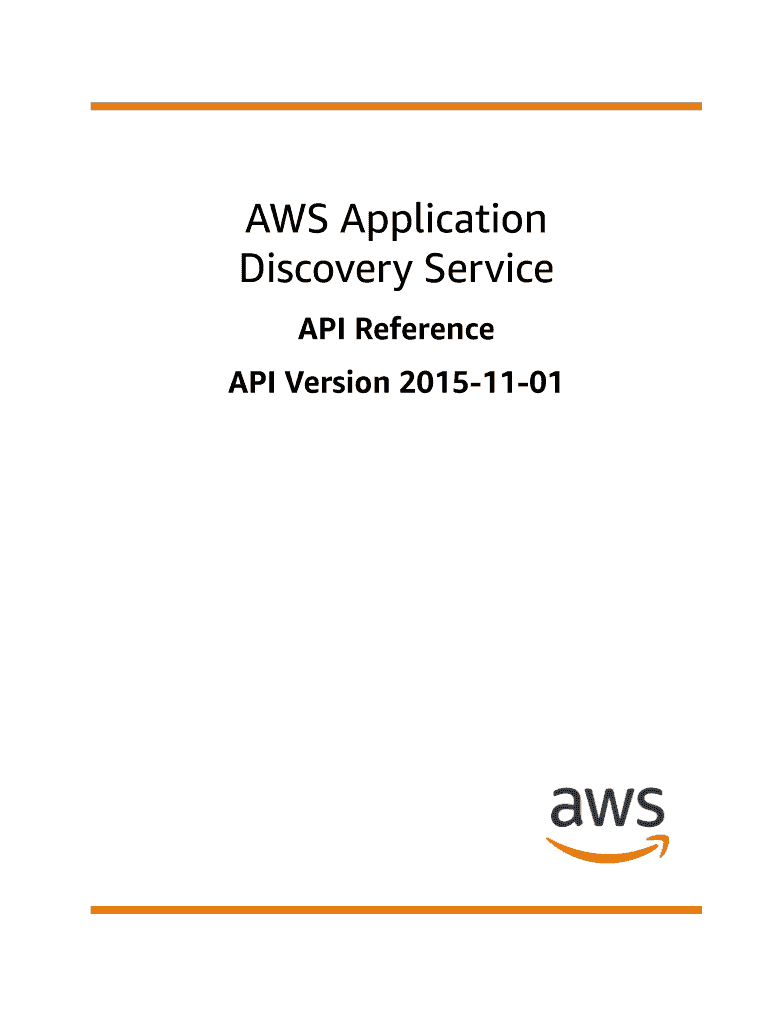 Aws Application Discovery Service - Fill Online, Printable, Fillable ...