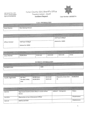 Fillable Online Cherokee County Sheriff's Office Fax Email Print ...