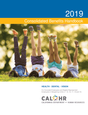 Fillable Online Consolidated Benefits Handbook - CalHR - CA.gov Fax ...
