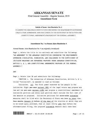 Fillable Online Amends Amend SenateJoint Resolution No. 4 as originally ...