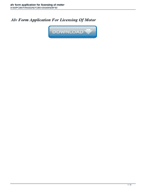Fillable Online application licensing motor vehicle form - PDFfiller ...