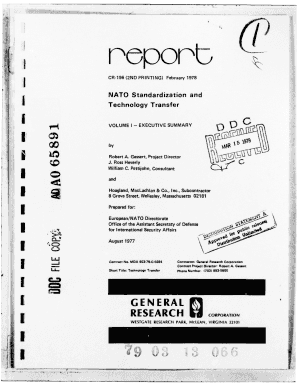 Fillable Online NATO Standardization and Fax Email Print - pdfFiller