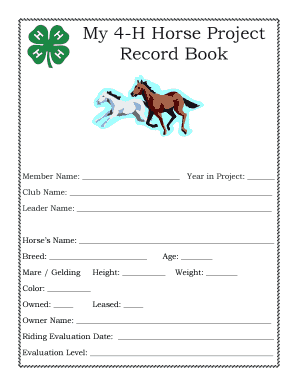 Fillable Online 4-h horse identification certificate - Nebraska ...