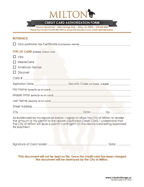 Fillable Online Credit Card Payment Request Authorization Form ...