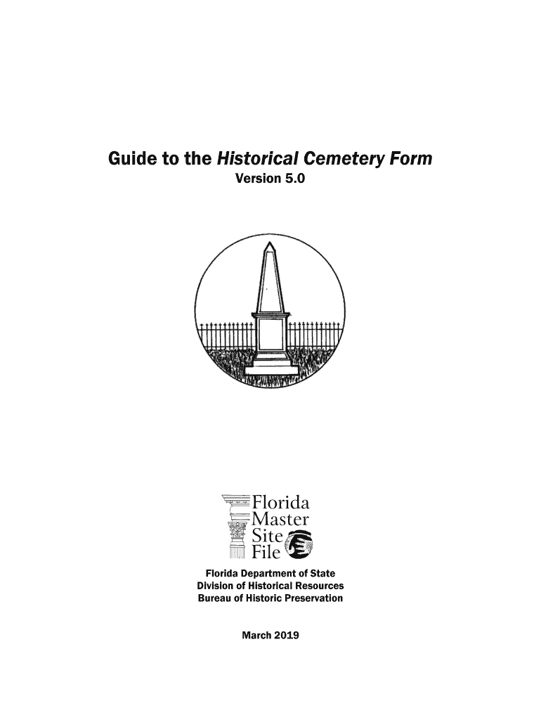 Fillable Online Cemetery Form Manual v50 Fax Email Print - pdfFiller
