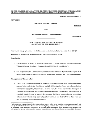 First-tier Tribunal | pdfFiller