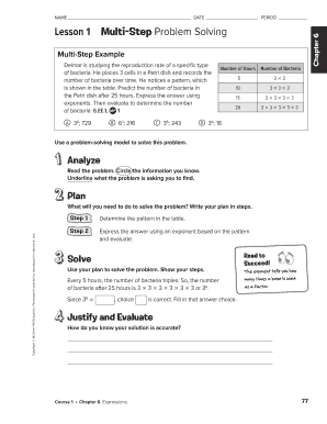 Fillable Online Multi-Step Problem Solving Fax Email Print - pdfFiller