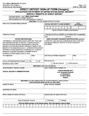 Fillable Online Form Approved OMB No. 0960-0229 APPLICATION FOR ...