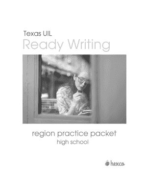 Fillable Online UIL Ready Writing Region Practice Packet - Hexco. UIL ...