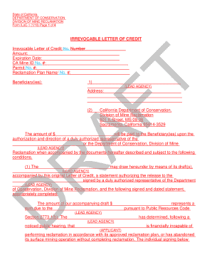 Fillable Online Form ILoC-1 (1/18) Page 1 of 4 Fax Email Print - pdfFiller