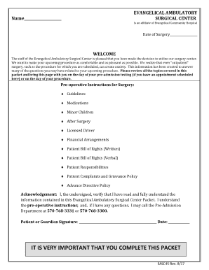Fillable Online EASC45 Packet page 1.pdf Fax Email Print - pdfFiller
