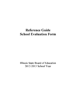 Fillable Online citeseerx ist psu 2012-2013 School Evaluation Form ...