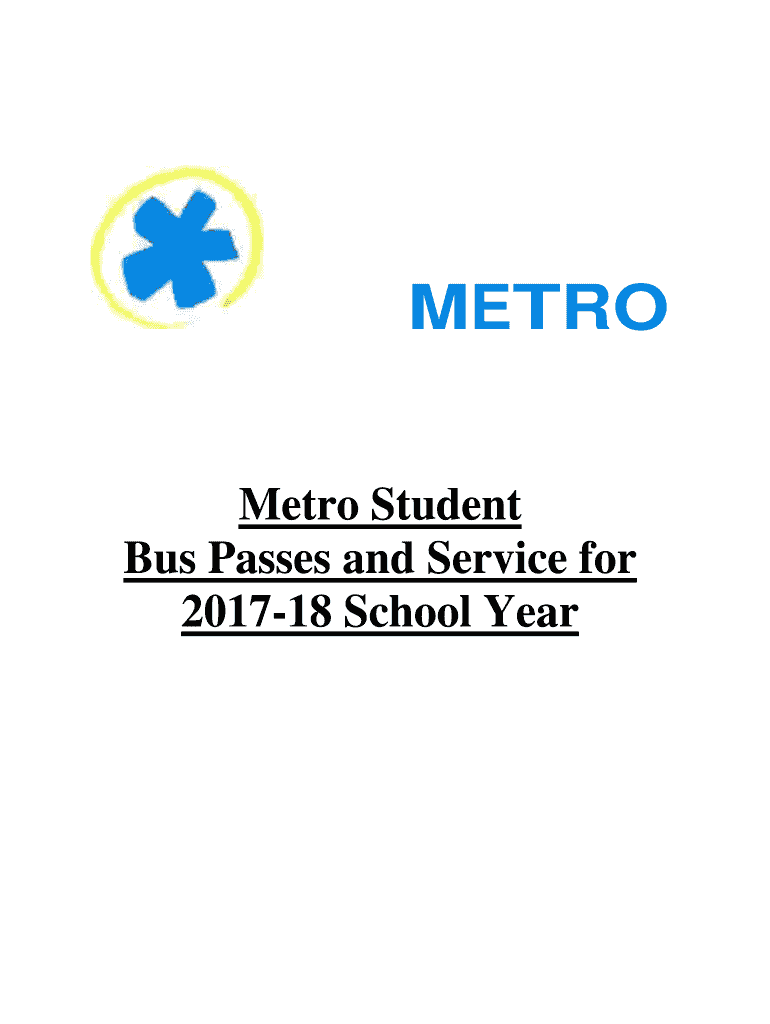 Fillable Online The Byzantine Process of Getting a Metro Student Pass ...