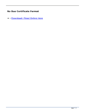 Fillable Online No Due Certificate Format Adnruvb Ebook - api2-clone.cribcut.com. No Due ...