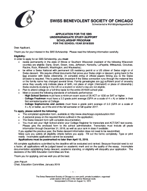 Fillable Online APPLICATION FOR THE SBS Fax Email Print - pdfFiller