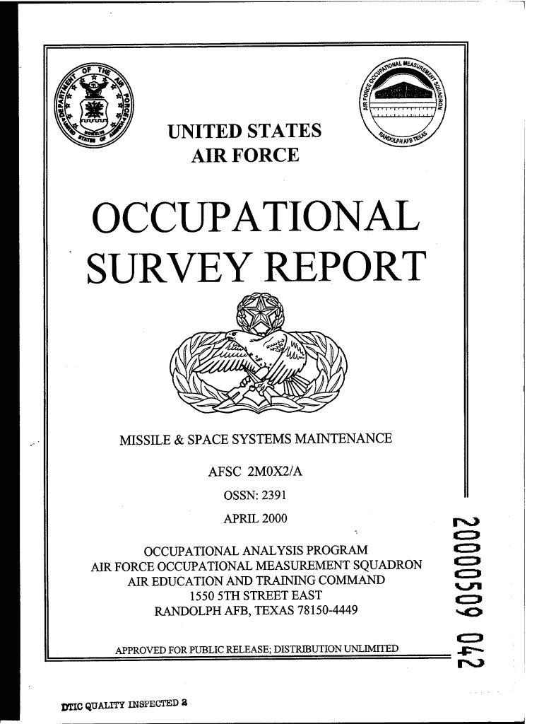 Fillable Online Missile and Space Systems Electronic Maintenance - Air ...