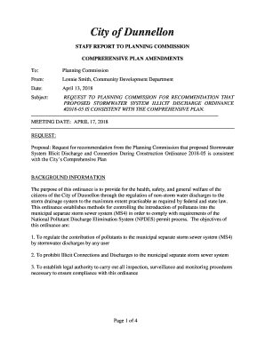 Fillable Online COMPREHENSIVE PLAN AMENDMENTS Fax Email Print - pdfFiller