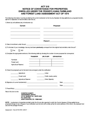 Fillable Online Notice of Conveyance.doc Fax Email Print - pdfFiller