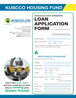 Fillable Online KHF Loan Application Form Fax Email Print - pdfFiller