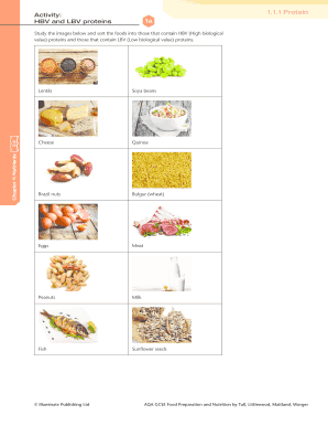 Fillable Online What is a Protein's Biological Value and Why is it ...