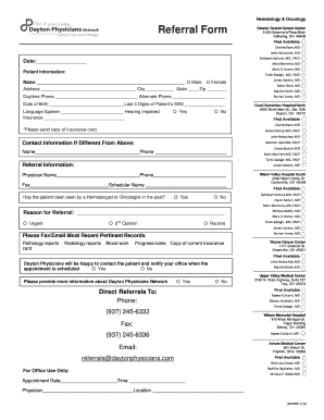 Fillable Online Referral Form - 1pdf.net Fax Email Print - pdfFiller