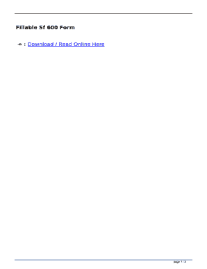 Fillable Online Fillable Sf 600 Form Zjnejgt Ebook - 4dtest.adaptiverx ...