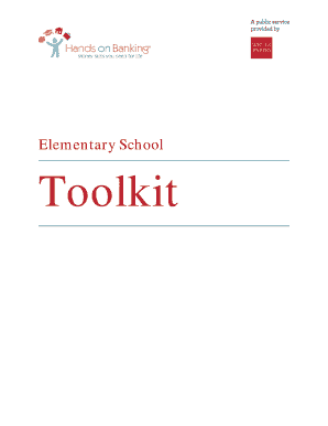 Fillable Online Elementary School Toolkit Table of Contents Fax Email ...