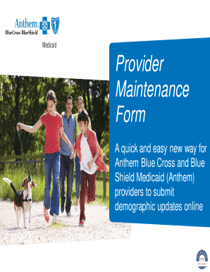 Bcbs Provider Maintenance Form - Fill Online, Printable, Fillable ...
