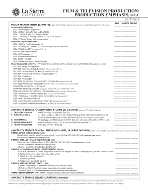 Fillable Online PRODUCTION EMPHASIS, B Fax Email Print - pdfFiller