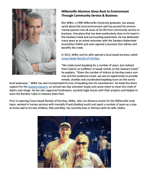 Alumni Spotlight Template - Fill Online, Printable, Fillable, Blank ...