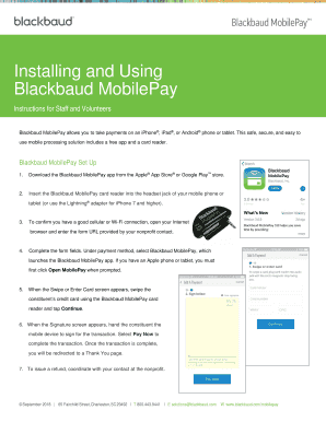 Fillable Online On-the-Go Payments Made Easy with Blackbaud MobilePay ...