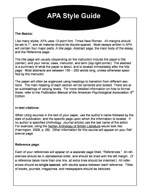 Fillable Online Like many styles, APA uses 12-point font, Times New ...