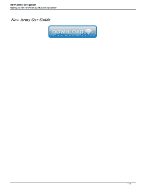 Fillable Online New Army Oer Guide. New Army Oer Guide Fax Email Print ...