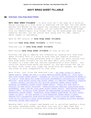 Fillable Online Navy Brag Sheet Fillable. Navy Brag Sheet Fillable Fax ...