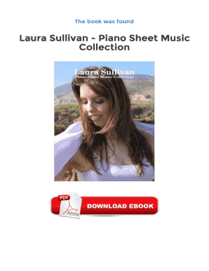 Fillable Online Laura Sullivan - Piano Sheet Music Collection: Amazon ...