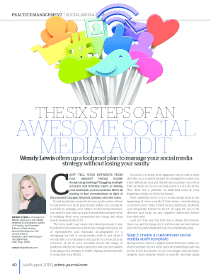 Fillable Online Social Media Agency Client Intake Form free download ...