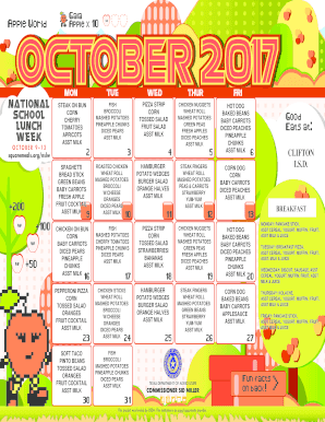 Fillable Online TDA-Menu-Calendar-Template-C2-V9 ColorPart3 - fillable ...