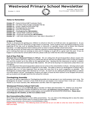 Fillable Online Principal: Sherry Flynn Fax Email Print - pdfFiller