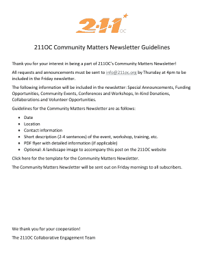 211 Orange County - Fill Online, Printable, Fillable, Blank | pdfFiller