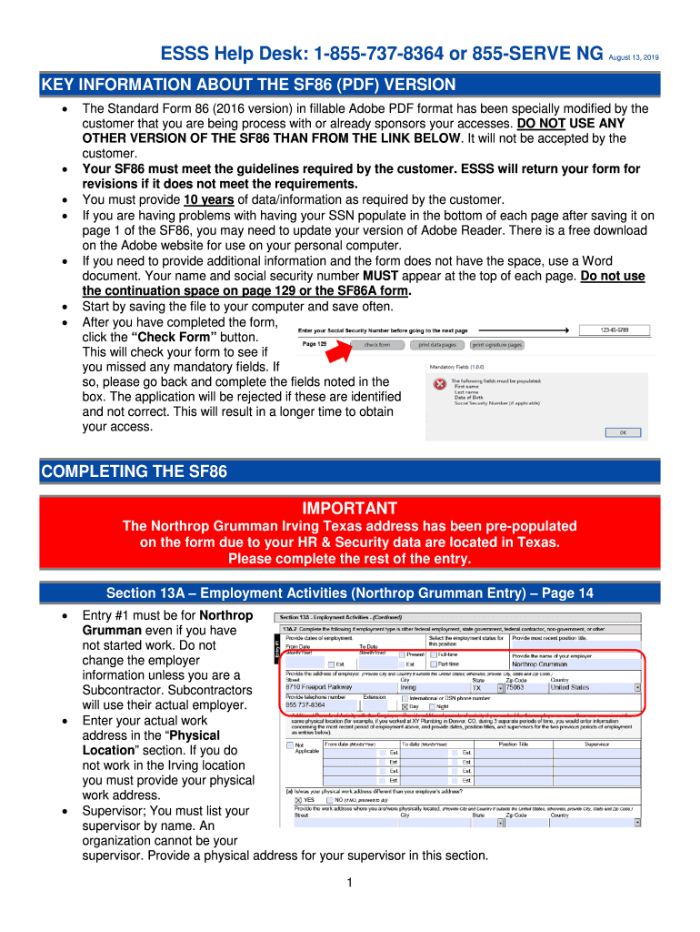 Fillable Online Clearance Center Documents - Northrop Grumman Corporation Fax Email Print ...