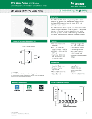 Fillable Online SM05-02HTG - SM Series - General Purpose ESD Protection from ... Fax Email Print ...