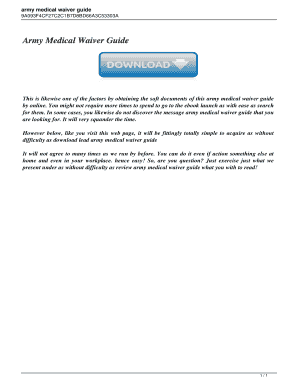 Aeromedical Reference And Waiver Guide - Fill Online, Printable ...